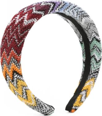Missoni Zigzag-knit Padded Headband