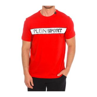 Plein Sport T-Shirt mit kurzem &Auml;rmel und Markendruck - - Sport - Herren - Rot - XL