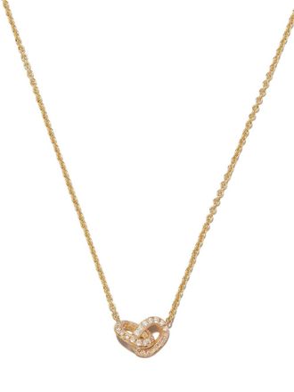 Lizzie Mandler collier en or 18ct orné de diamants