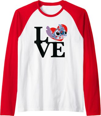 Lilo & Stitch Stitch Love Valentine Raglan