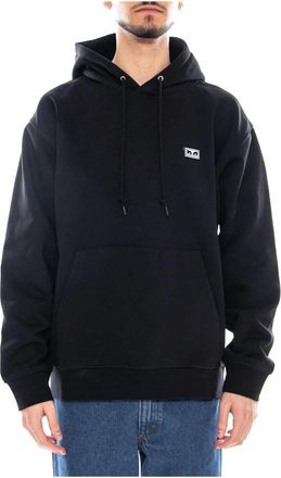 Obey Homme, Sweatshirts et sweats &agrave; capuche, Noir, Taille: L Established Works Eyes Hood