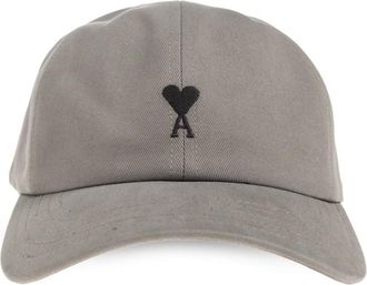 Ami unisex, Accessoires, Gris, Taille: ONE Size Ami De Coeur Embroidery Cap