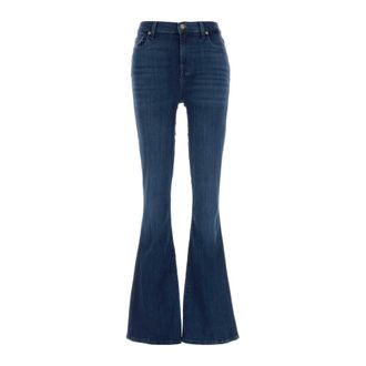 7 For All Mankind Femme, Jeans, Bleu, Taille: W28 Stretch Denim High Waist Ali Jeans