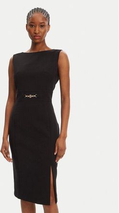 Fracomina Coctailkleid FR25WD2001W42901 Schwarz Regular Fit