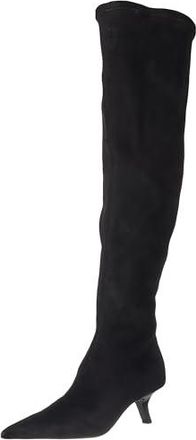 Pinko Femme Paganini Cruissard Suede Botte Tendance, Z99 Noir Limousine, 40 EU