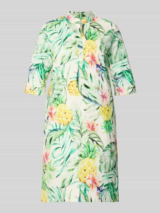 robe l&eacute;g&egrave;re Hemdblusenkleid mit Tunikakragen