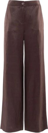 Nenette Femme, Pantalons, Brun, Taille: 40 FR Wide Pantalons