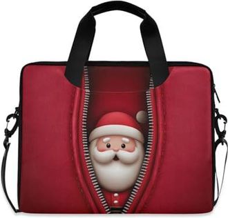 Alaza Sacoche pour ordinateur portable de 40,6 &agrave; 15,6 avec pattes delfe de No&euml;l - Sac pour ordinateur portable de 40,6 &agrave; 15,6 - Sac fourre-tout pour ordinat