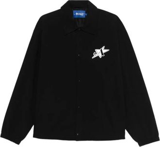 Awake NY Homme, Vestes, Noir, Taille: L L E S Community Coaches Jacket