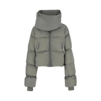 Rick Owens Stehkragenjacke - - Jackets - Damen - Grau - XS