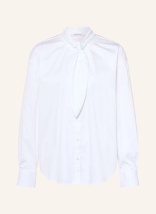 Soluzione - Camiceria Ticino Schluppenbluse weiss