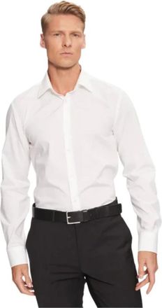 HUGO BOSS Homme, Chemises, Blanc, Taille: 4XL Hank Kent Shirt