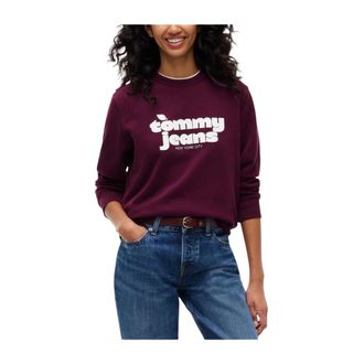 Tommy Hilfiger Rundhals-Sweatshirt - - Sweatshirts & Hoodies - Damen - Lila - XS
