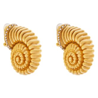 Balmain Ohrclips Balmain DN0XK369MZAS Goldfarben