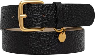 Gianni Chiarini Femme, Accessoires, Noir, Taille: M Ceinture en cuir 3,5 cm