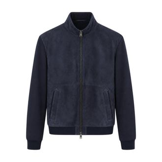 Canali Bomberjacke - - Jackets - Herren - Blau - L