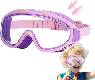 Generico Schwimmbrille, Taucherbrille mit Ohrst&ouml;pseln | UV-Schutz Anti-Fog und wasserdichte Wasserbrille f&uuml;r Kinder von 2 bis 16 Jahren