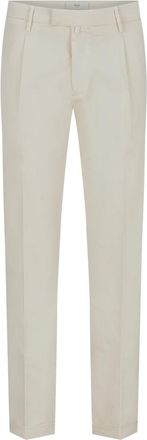 BRIGLIA 1949 Leichte Chino mit Stretchanteil und Bundfalte, Easy Fit in