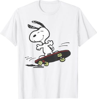 Peanuts Snoopy Skateboarddeck Epic 90er Ironic Skater Street T-Shirt
