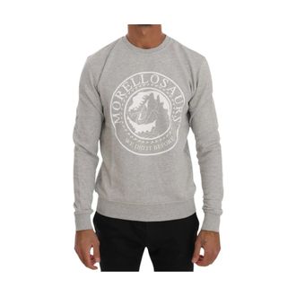 Frankie Morello Homme, Sweatshirts et sweats &agrave; capuche, Gris, Taille: S Pulls &agrave; col rond