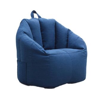 Generic Sitzsack-Stuhl-Abdeckung, Vogelnest-Form Erwachsene Gr&ouml;&szlig;e Gef&uuml;llte Stuhl-Taschen-Abdeckung Aufbewahrung f&uuml;r Kinder Weich mit Rei&szlig;verschluss f&uuml;r Kinder