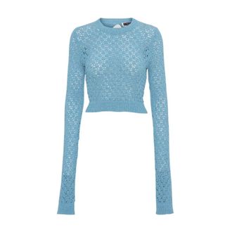 Rotate Rundhals-Strickware - - Knitwear - Damen - Blau - 2XS