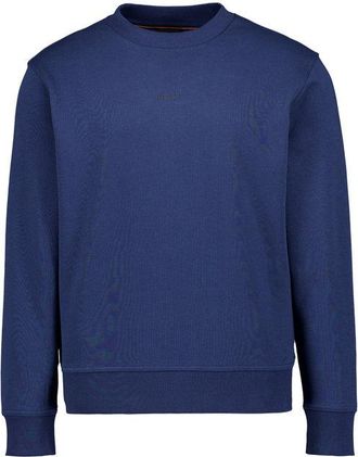 Boss Orange by Hugo Boss BOSS Orange Herren Pullover blau unifarben