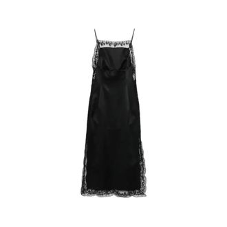 Ermanno Scervino Femme, Robes, Noir, Taille: 36 FR Robe avec Broderie