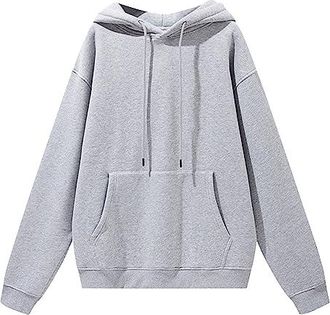 Generic Sweat &agrave; capuche pour homme - Manches longues - Sweat &agrave; capuche - Couleur unie - D&eacute;contract&eacute; - Avec poche - Loisirs - T-shirt de sport &agrave; manches longue