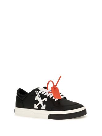 Off-white Mens Sneakers Vulcanized Low Black-White Trainers Black/white
