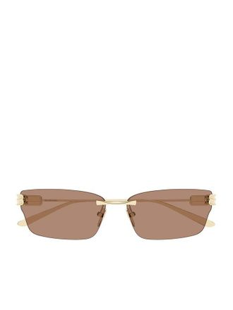 Balenciaga Unisex Sunglasses Metallic Metal