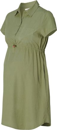 Esprit Damen Dress Woven Nursing Short Sleeve Kleid, Olivgrün-310, Medium