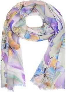 Queen Helena Foulard Léger Fantaisie Foulard Doux Coloré Casual Femme SC024-3, SC024-5 Violet, Taille unique
