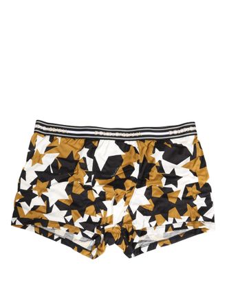 Dolce & Gabbana Mens Multicolor Stars Print Regular Boxer Underwear Cotton Clothing