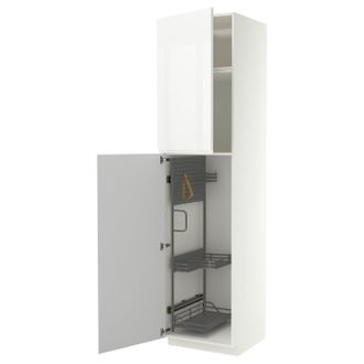IKEA METOD Hochschrank mit Putzschrankeinr