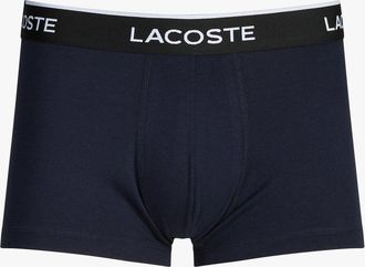 Lacoste Lot de 3 boxers en coton m&eacute;lang&eacute;