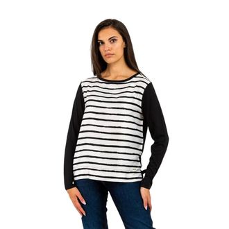 Gas Gas, Femme, Tops, Noir, Taille: 34 FR T-shirt &agrave; manches longues