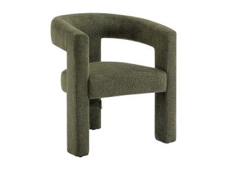 Vente-Unique Sessel - Strukturstoff - Gr&uuml;n - FAVINA