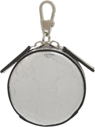 Gucci Porte-cl&eacute;s Pre-owned - Femme - Pre-owned - Gris - Taille: ONE Size