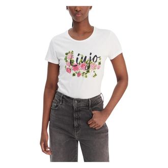 Liu Jo Baumwoll-T-Shirt - - Tops - Damen - Wei&szlig; - L
