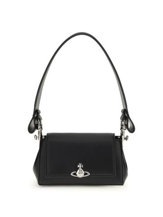 Vivienne Westwood Womens Shoulder Bag Hazel Black Thermoplastic Polyurethane