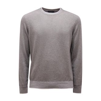 PESERICO Wolle Seide Kaschmir Pullover - - Knitwear - Herren - Grau - M