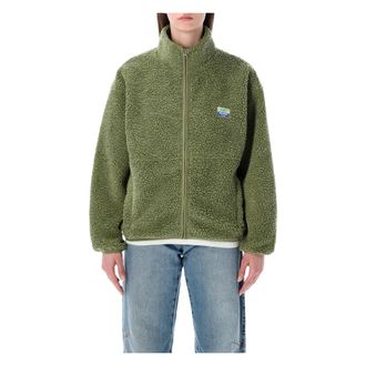 American Vintage Femme, Sweatshirts et sweats &agrave; capuche, Vert, Taille: 40/42 FR Hoktown Jacket