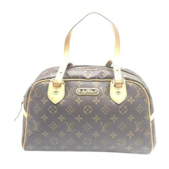 Louis Vuitton Sac &agrave; main en toile Pre-owned - Femme - Pre-owned - Brun - Taille: ONE Size