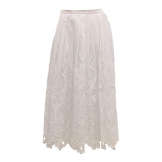 Valentino Garavani Midirock - - Skirts - Damen - Wei&szlig; - XS