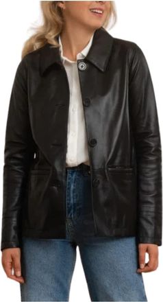 Oakwood Damen Nancy Jacke, Schwarz, 38