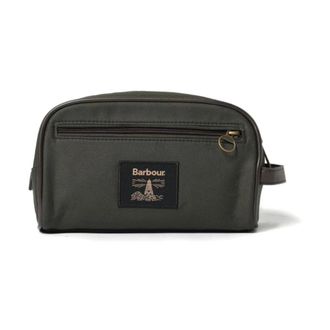 Barbour Waxed Washbag - - Bags - Herren - Gr&uuml;n - ONE SIZE