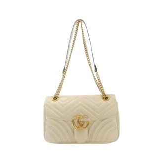 Gucci Sac bandouli&egrave;re matelass&eacute; vintage Pre-owned - Femme - Pre-owned - Beige - Taille: ONE Size