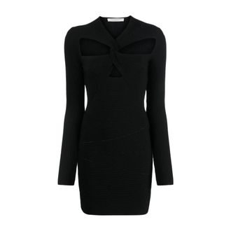 Philosophy di Lorenzo Serafini Knitted Kleider - - Dresses - Damen - Schwarzk - S