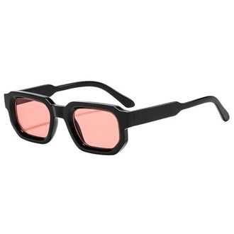 Generic Lunettes De Soleil Carr&eacute;es &Agrave; Petite Monture For Hommes Et Femmes, Tendance, For Les Vacances En Plein Air Le Sport(Pink)